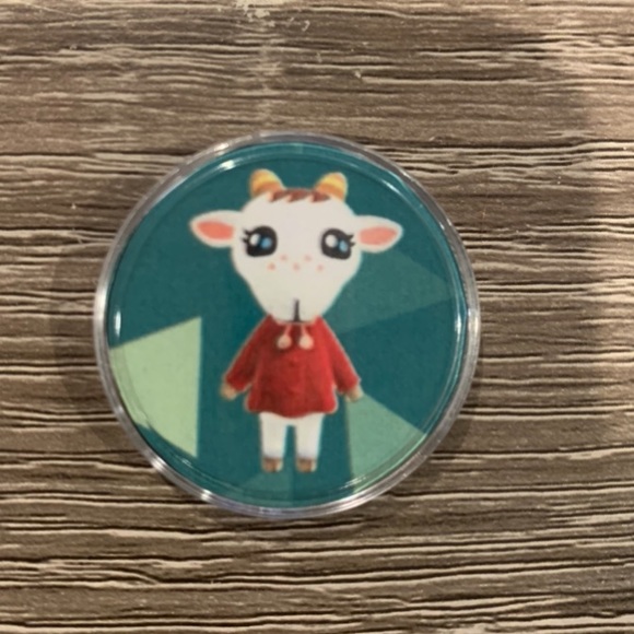 Games | Chevre Amiibo Card Coin Animal Crossing New Horizons Acnh ...